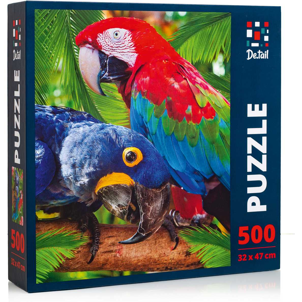 Puzzle Papagájok, 32x47 cm, 500 db, Részlet - eMAG.hu