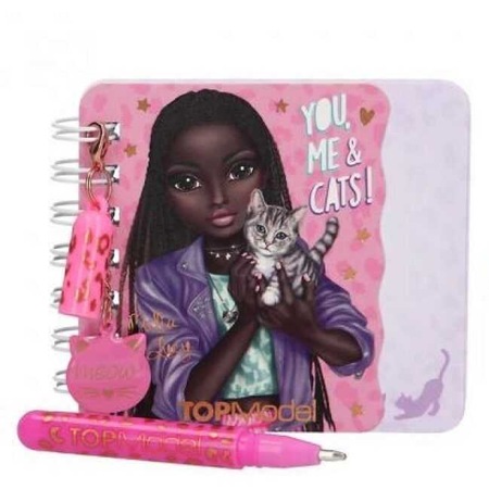 Mini carnetel cu pix Top Model 7.7 x 9.2 cm, Depesche, Malia&Lucy - eMAG.ro