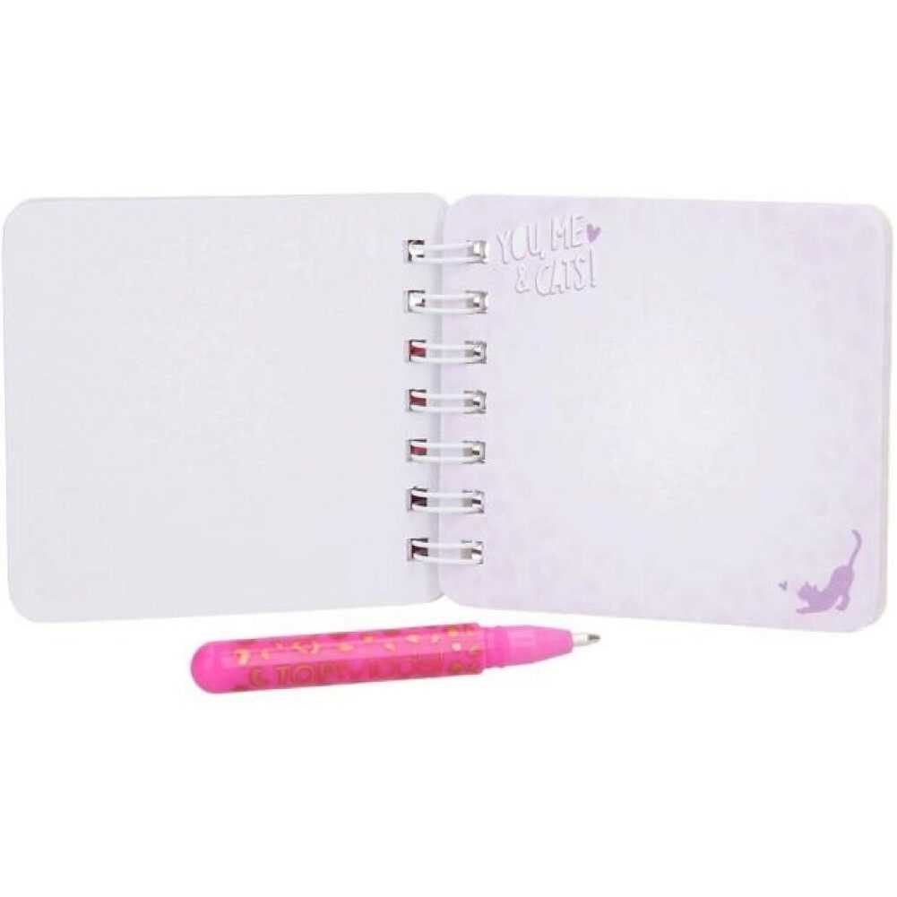 Mini carnetel cu pix Top Model 7.7 x 9.2 cm, Depesche, Malia&Lucy - eMAG.ro