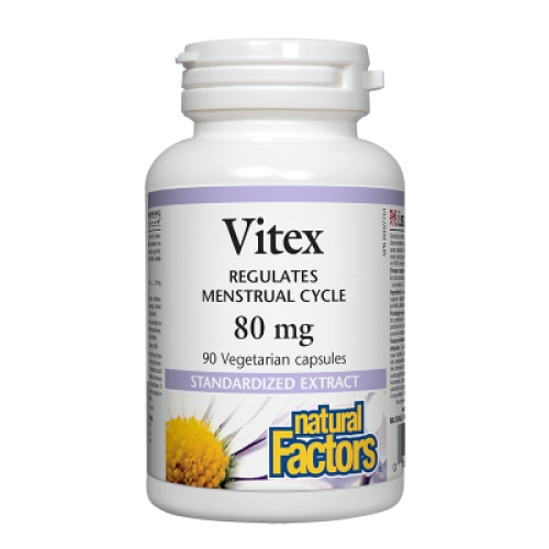 Supliment alimentar, Natural Factors, Vitex, 80 mg, 90 capsule - eMAG.ro