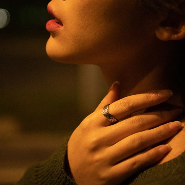 Inel dama, personalitate vintage, aripi de inger, reglabil, Argintiu ...