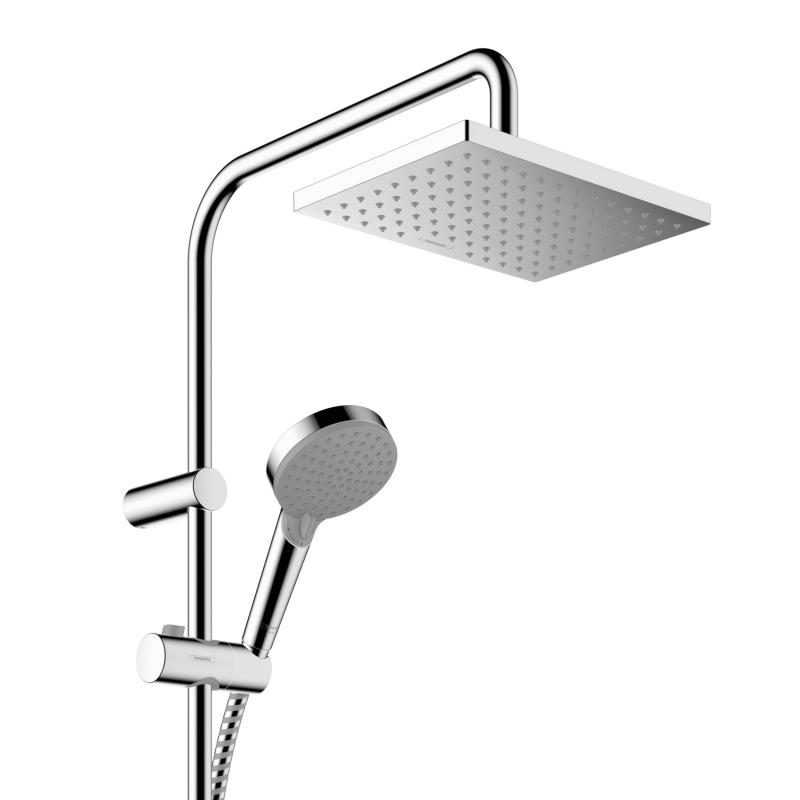 Hansgrohe Vernis Shape 26097000 душ система, 1/2'', видима, термостат ...