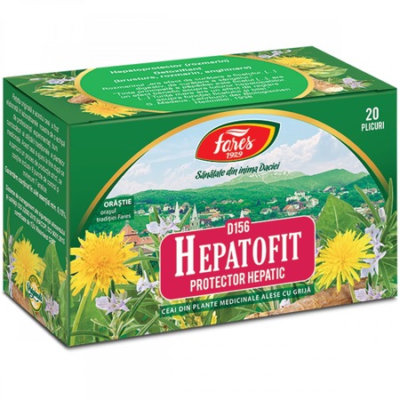 Ceai Hepatofit, 20 plicuri, Fares - eMAG.ro