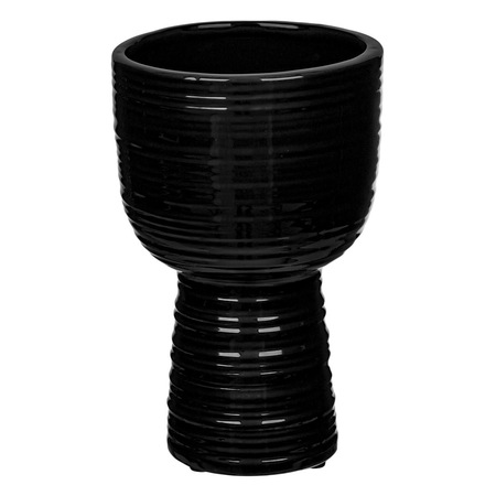 Ghiveci ceramica negru, 10 x 16 cm - eMAG.ro