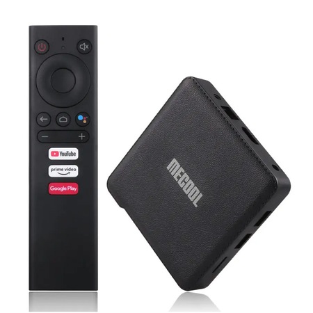 Mediaplayer TV Box KM1, MECOOL, 4/64GB, 4K HDR, Wi-Fi, Android 10, Negru - eMAG.ro