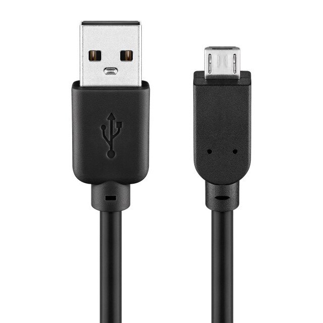 Cablu USB 2.0 la Micro USB 93181, GOOBAY, 1.5 m, Negru - eMAG.ro