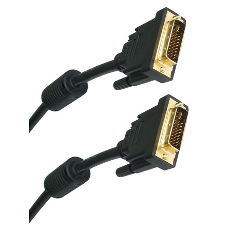 Cablu DVI-I PowerTech CAB-DVI002, 2x Ferite, 3m, negru - eMAG.ro