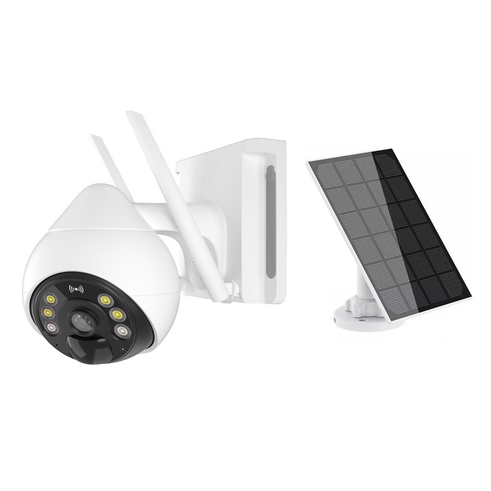 Camera de supraveghere solara, Vstarcam, 4G, 3MP, IP66, 10000mAh, Alb ...