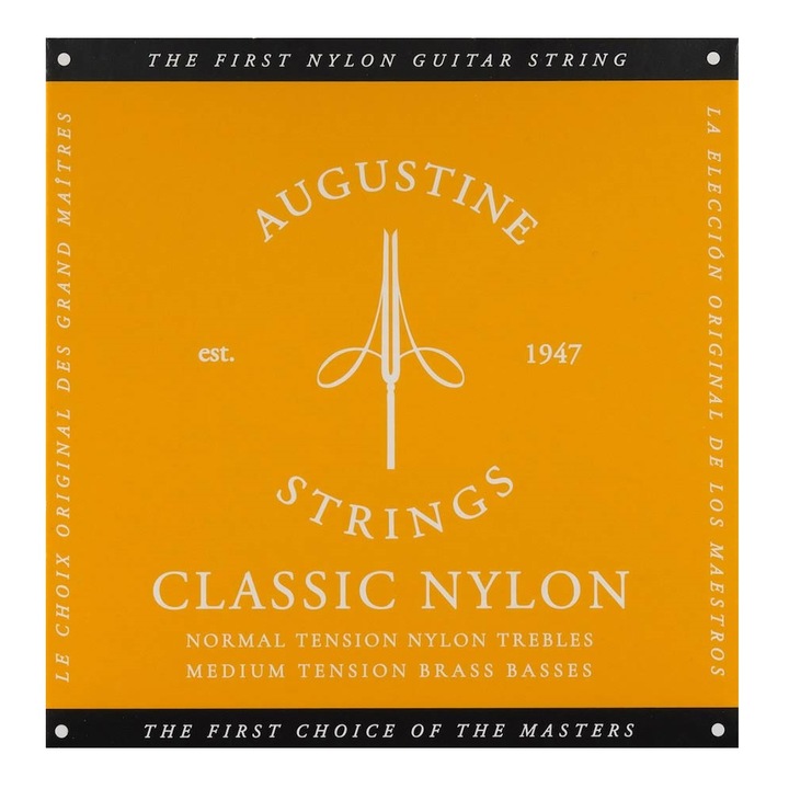 Set 6 corzi chitara clasica Augustine AUCLGO Classic Gold - eMAG.ro