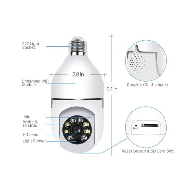 Camera supraveghere, Loosafe, Smart, Wi-Fi 2MP, Audio PTZ - eMAG.ro