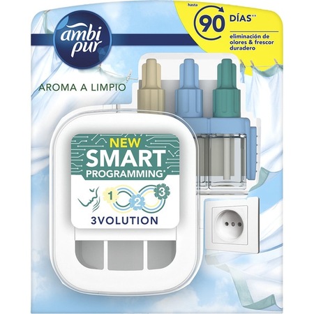 Aparat electric cu rezerva, Ambi Pur, 3Volution, Limpio, 21 ml - eMAG.ro