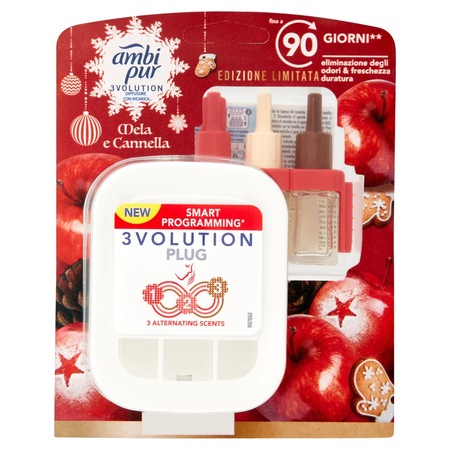 Aparat electric cu rezerva, Ambi Pur, 3Volution, Manzana Canela, 20 ml ...