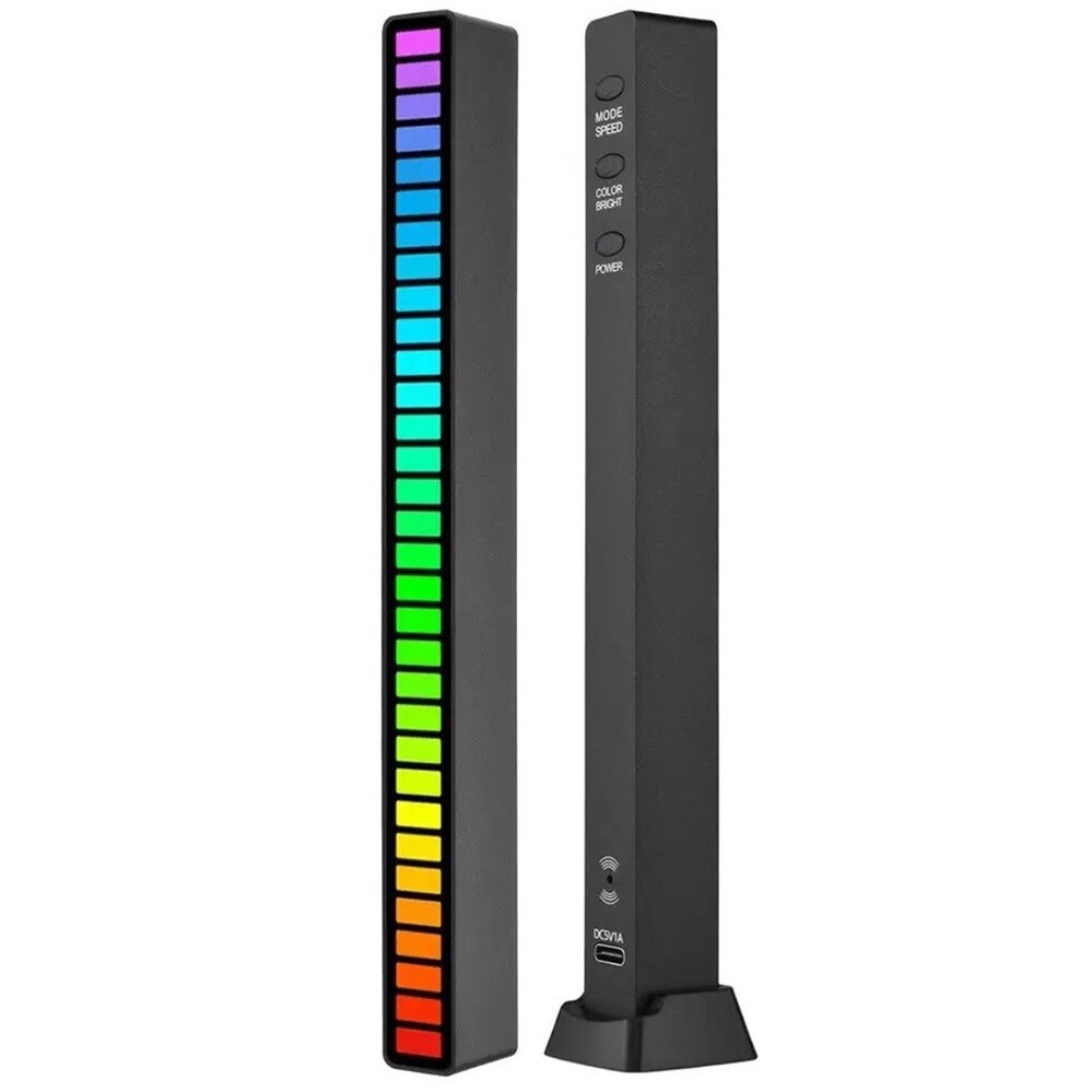 Bara RGB 32 Leduri, 18 Culori, Joc de Lumini, Sincronizare Muzicala ...