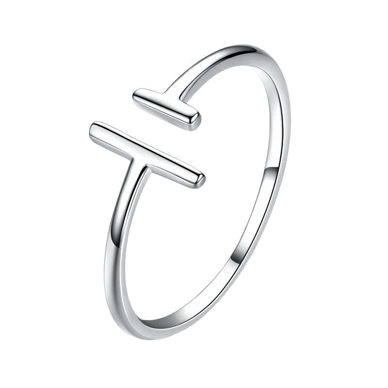 Inel argint cu drepte paralele, BeSpecial, IZT0059, Diametru reglabil - eMAG.ro