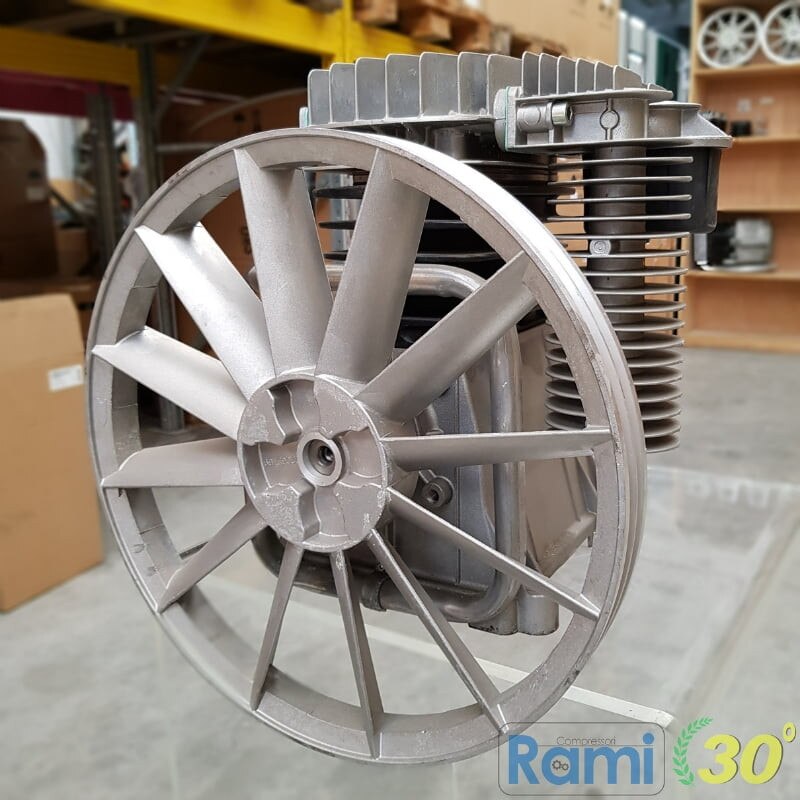 Cap compresor de aer 12.5 bari 2 pistoane 2 trepte 606L/min 4kW NEWCO ...