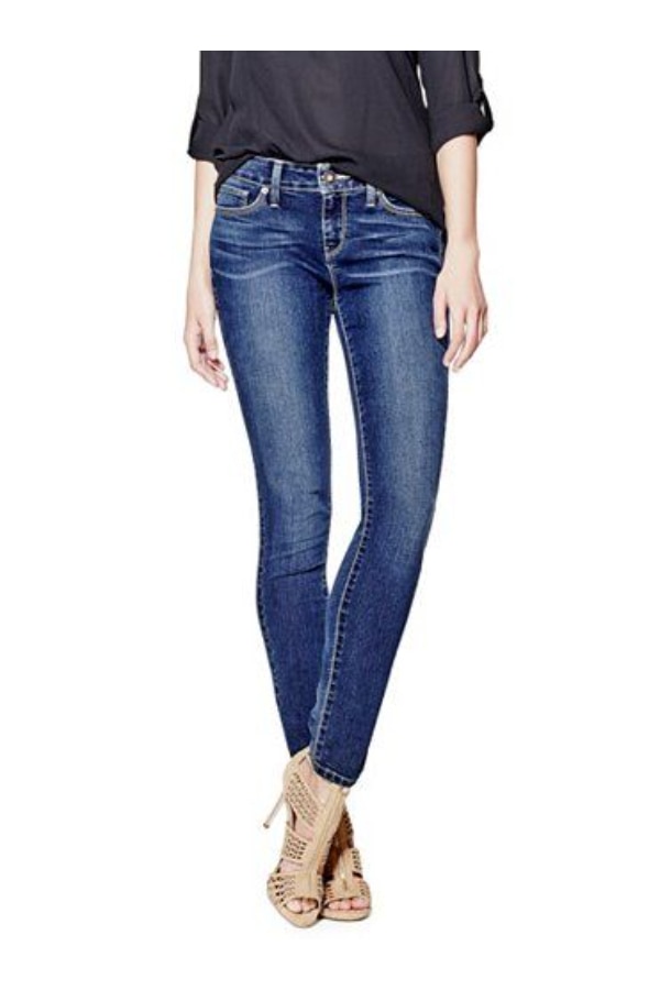 Blugi dama, GUESS, Curvy/Skinny, Masura 27 - eMAG.ro