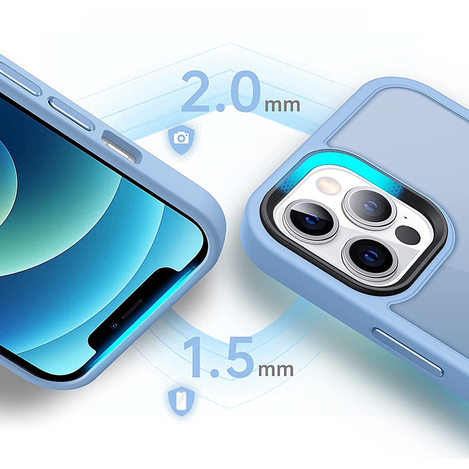 Husa pentru IPhone 12 / 12 PRO, MobileSmart, Hybrid ultra slim, carcasa ...