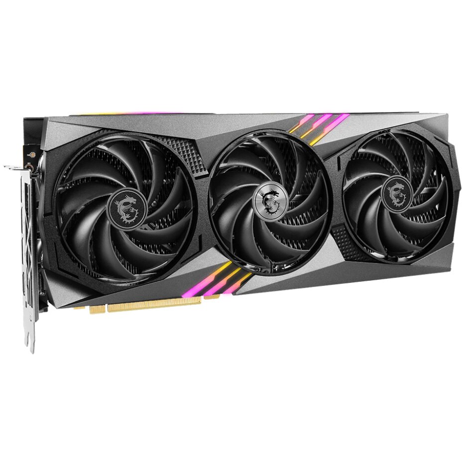 Placa video MSI GEFORCE RTX 4070 GAMING X TRIO 12G, 12GB GDDR6X, 192 ...