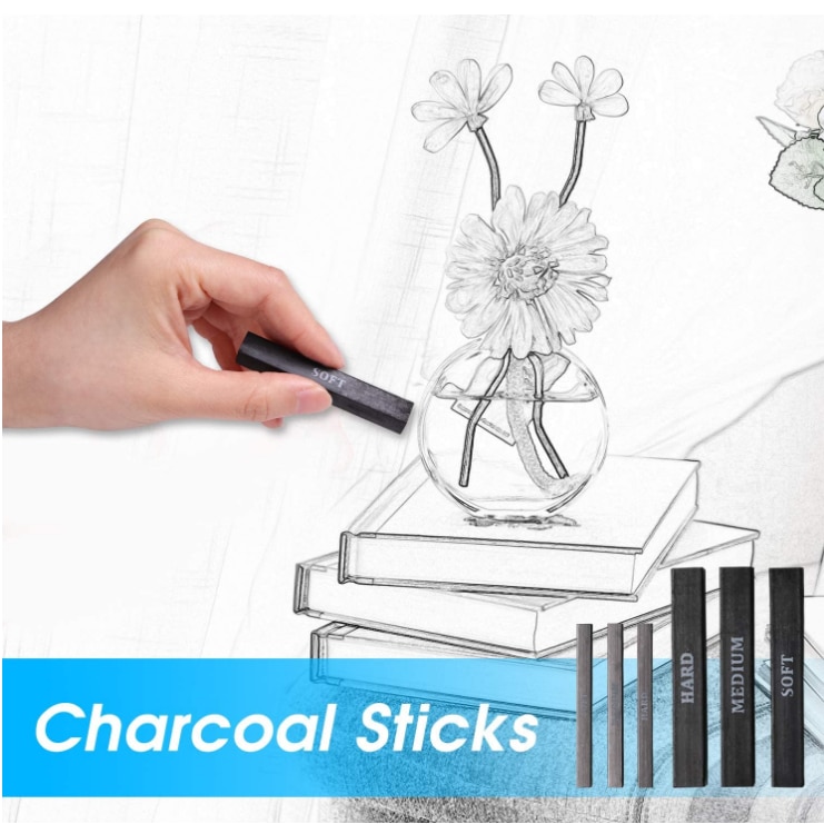 Set 35 creioane profesionale pentru desen, Multicolor - eMAG.ro