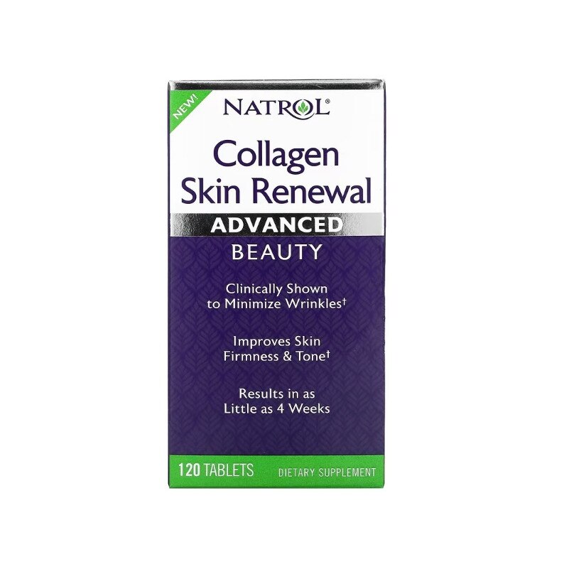 Collagen Skin Renewal Advanced Beauty 120 Tablete - Natrol - eMAG.ro