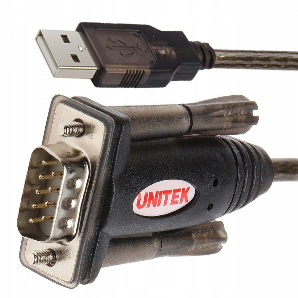 Cablu adaptor, Unitek, USB/RS232, Lungime 140cm, Negru - eMAG.ro