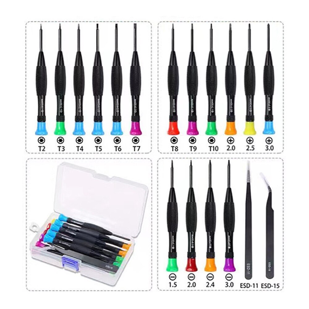 Set surubelnite, Multicolor, 18 bucati - eMAG.ro