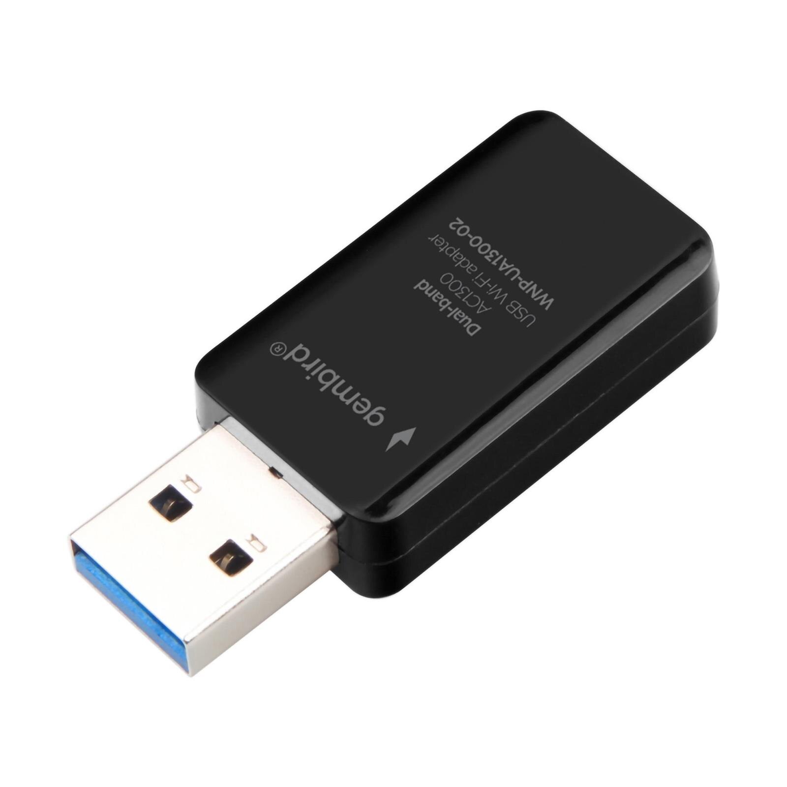 Gembird 1300 v2 двулентов WiFi USB мрежов адаптер - eMAG.bg