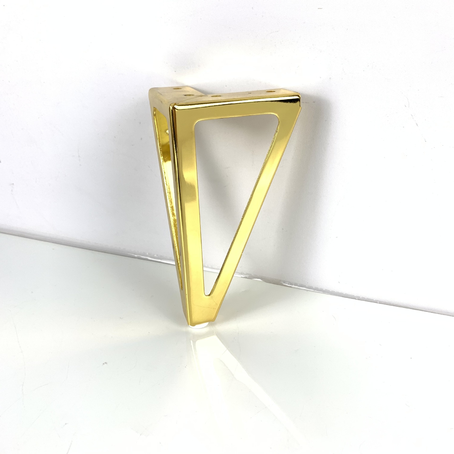 Set 2 picioare mobilier, Metal, Auriu - eMAG.ro