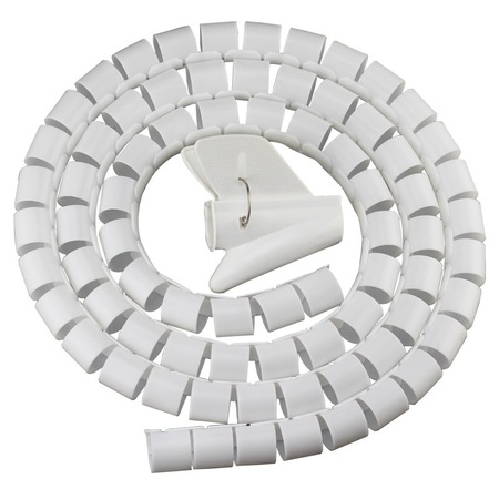 Capac de mascare pentru cabluri, 10m, 8mm, Alb - eMAG.ro