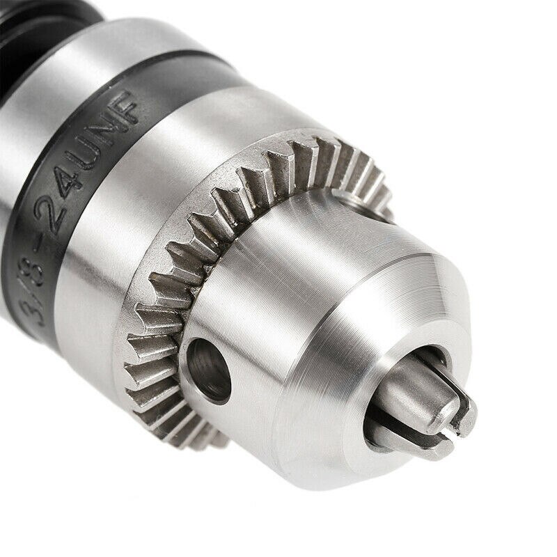 Set Adaptor burghiu + Cheie mandrina, Fier/Aliaj de aluminiu, Negru ...