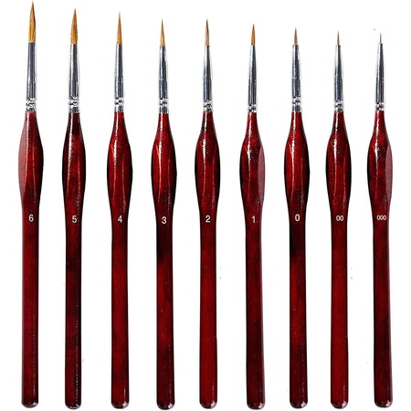 Set 9 pensule de desen, Rosu - eMAG.ro