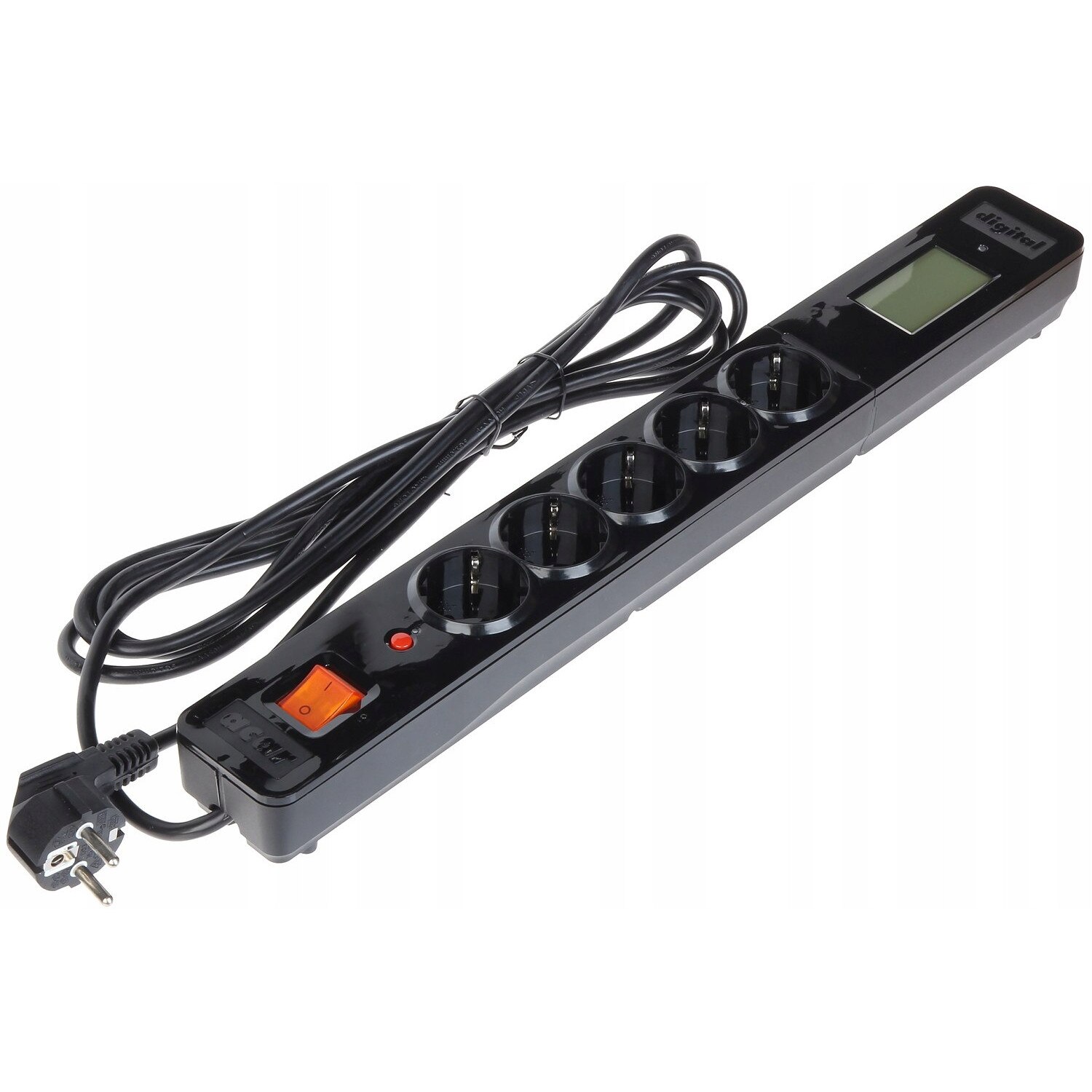 Prelungitor Schuko, Acar, 3 m, Negru - eMAG.ro