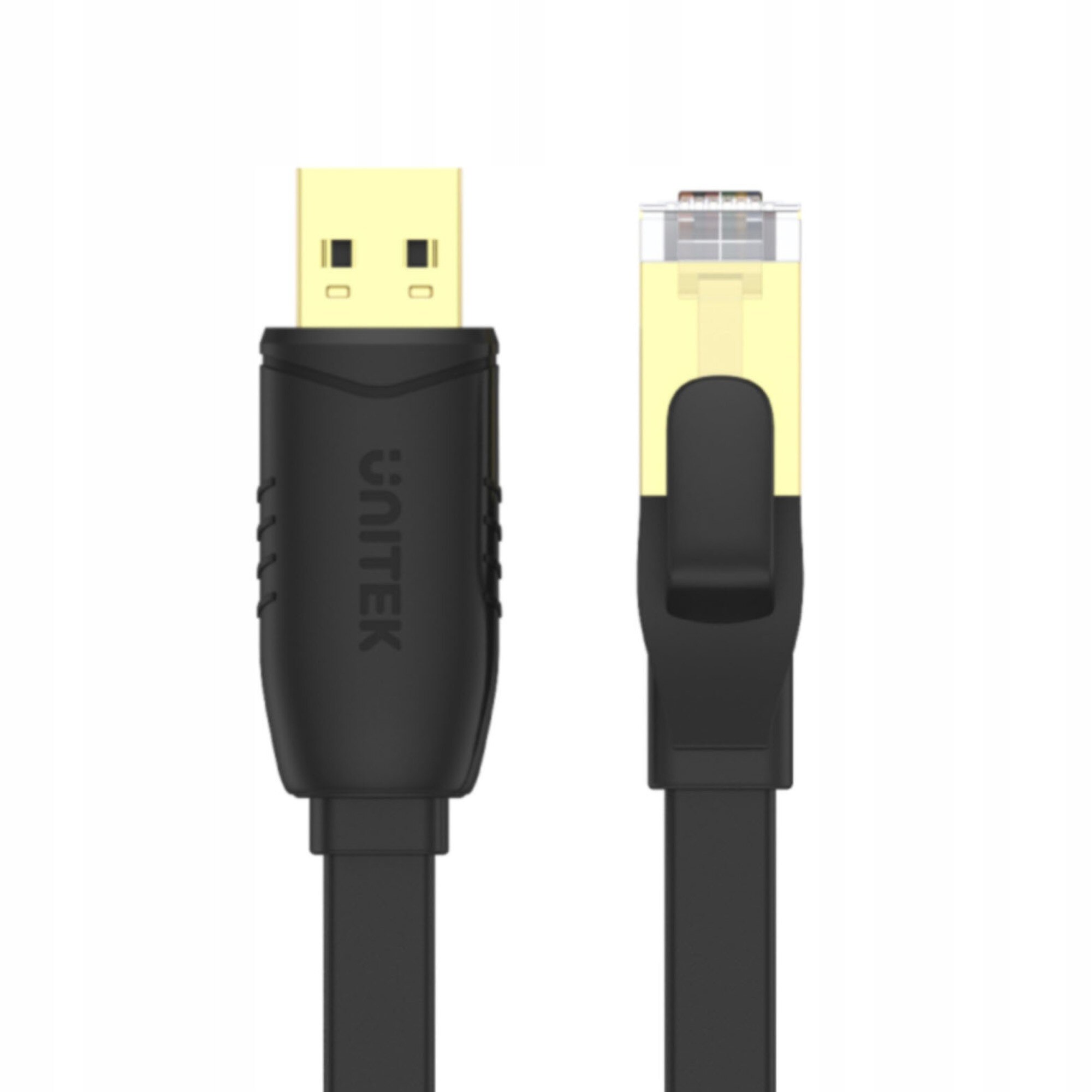 Cablu console, Unitek, RJ-45 la USB-A, 1,8 m, Negru - eMAG.ro