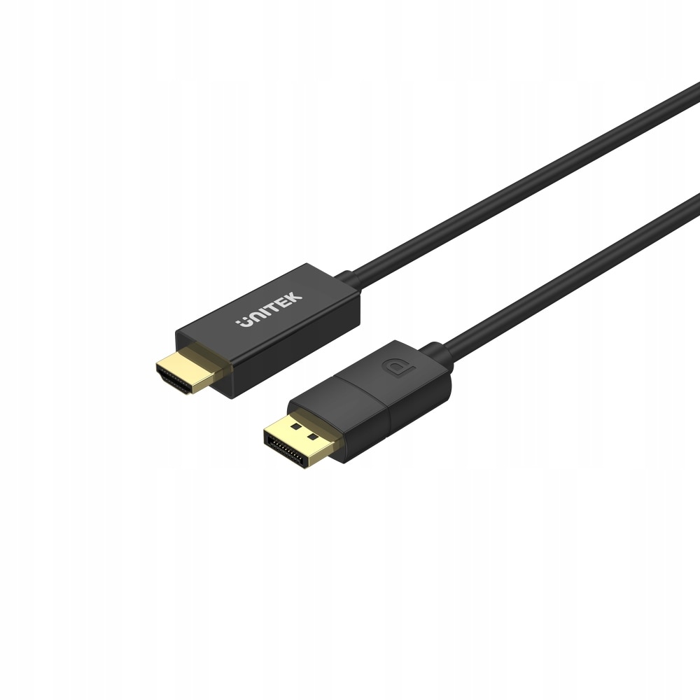 Кабел Unitek, DisplayPort 1.2 към HDMI, 4K, 60Hz, 1.8m, черен - eMAG.bg