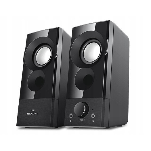 Boxe PC 2.0 REAL-El S-90, 6W, Negru - eMAG.ro