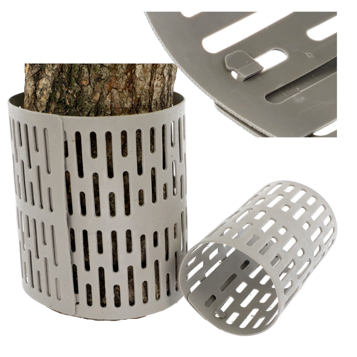 Protector reglabil pentru copaci, Plastic, 30.5x19.7 cm, Gri - eMAG.ro