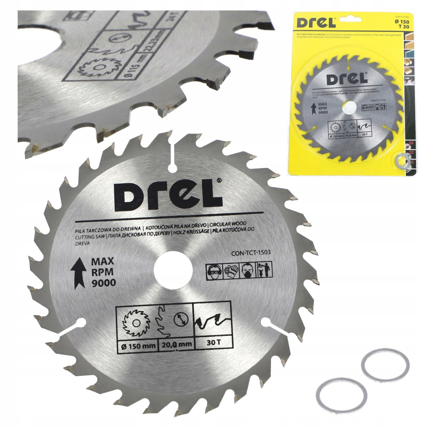 Disc fierastrau circular pentru lemn Drel, 150x20mm, 30 dinti - eMAG.ro