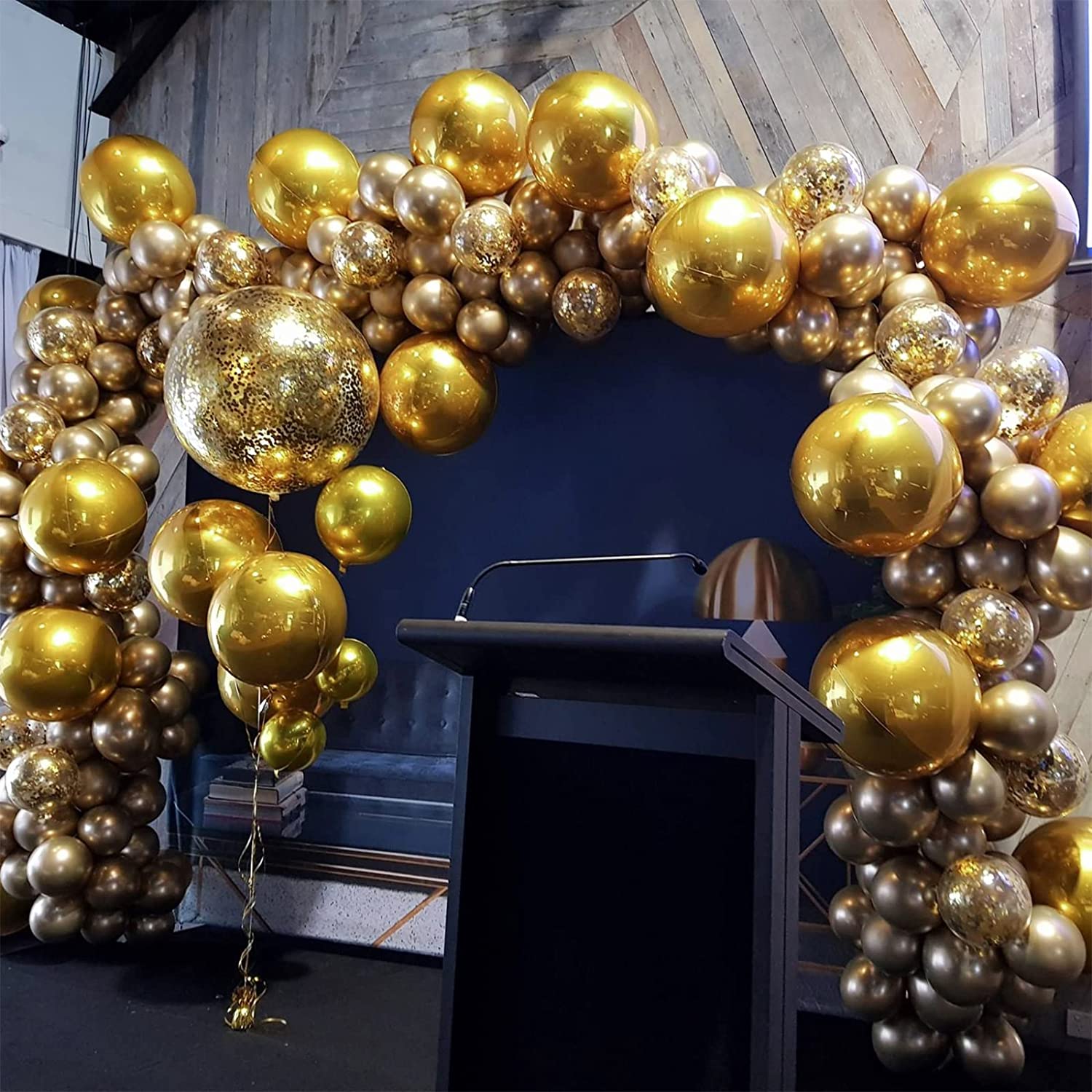 Set 30 baloane pentru petrecere Oricean® culoare gold - eMAG.ro