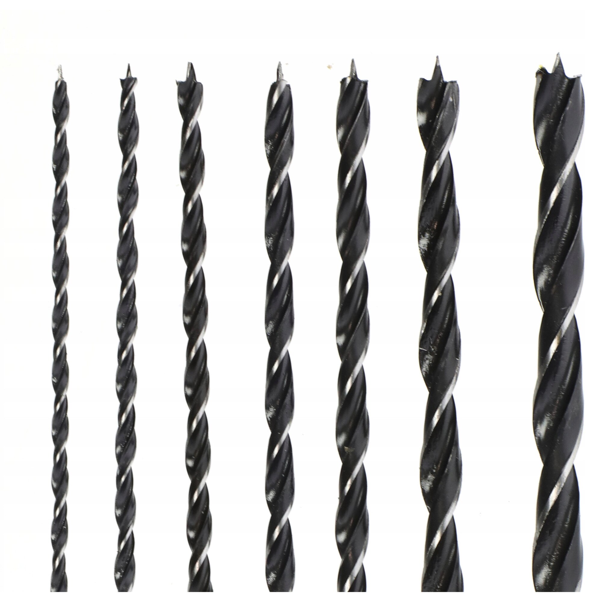 Set 7 burghie pentru lemn Drel, 4-12mm, Otel - eMAG.ro
