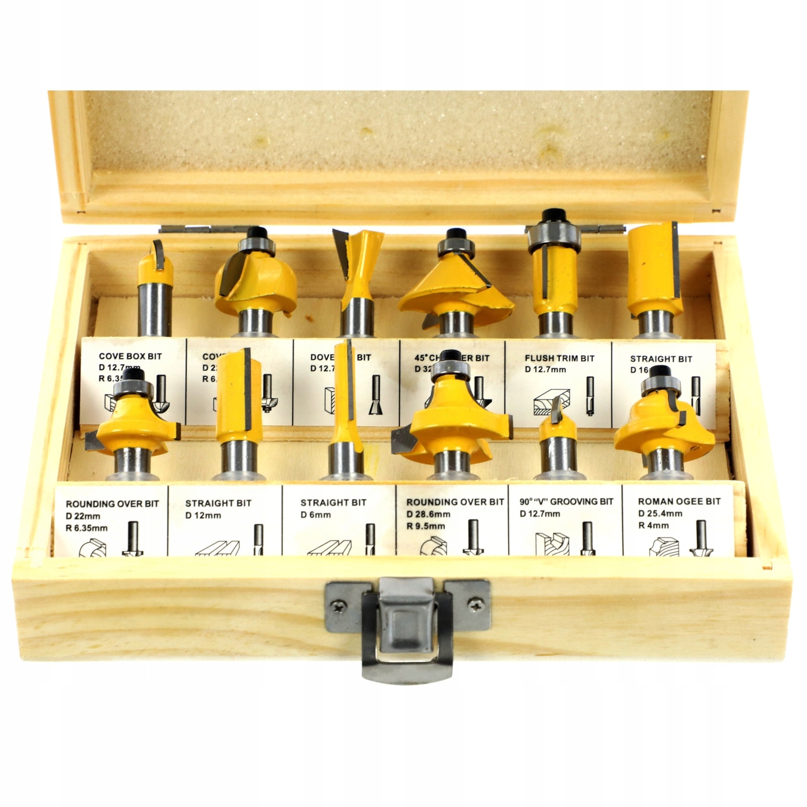 Set freze lemn Drel, 12 buc - eMAG.ro