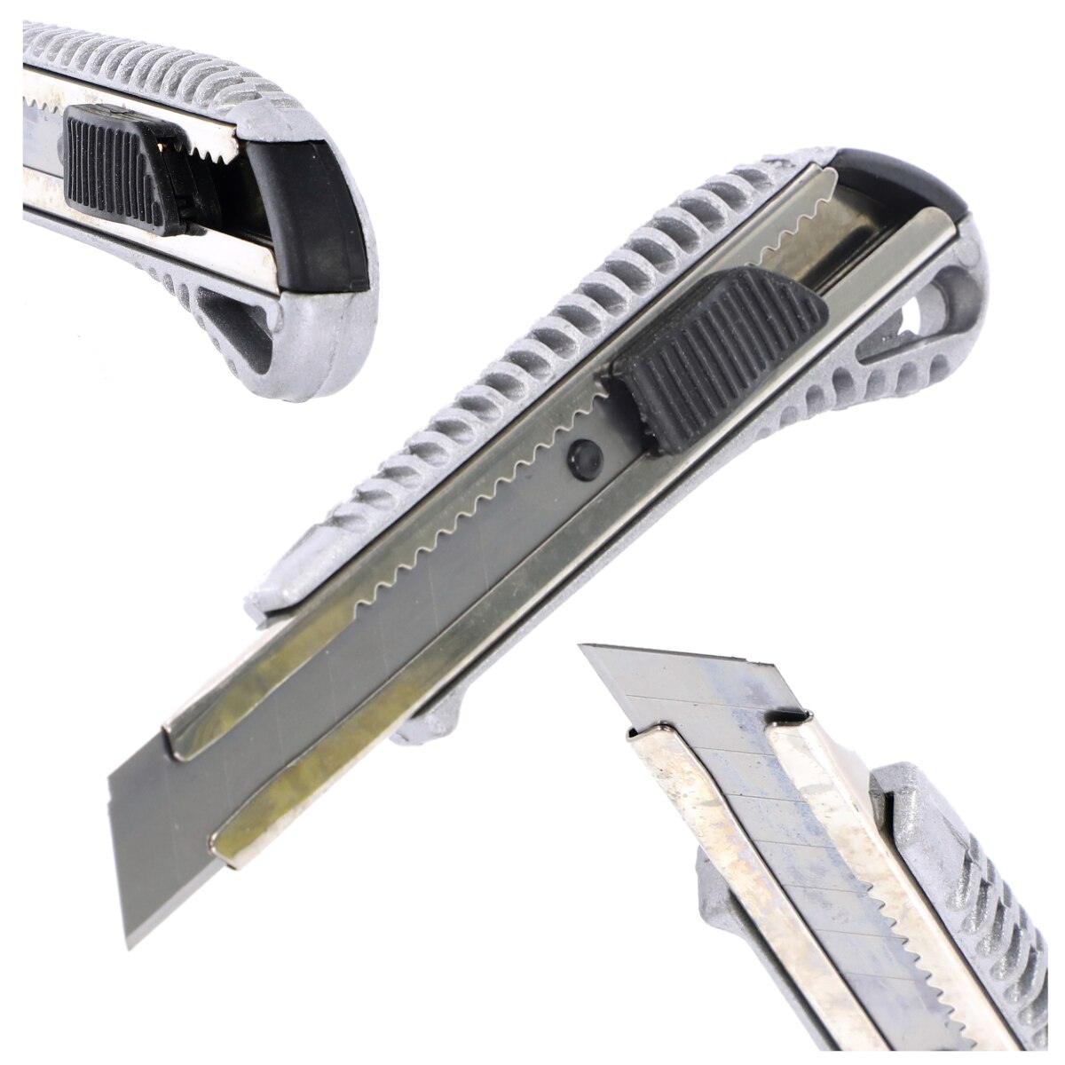 Cutter de precizie, 18mm, Aluminiu, Argintiu - eMAG.ro