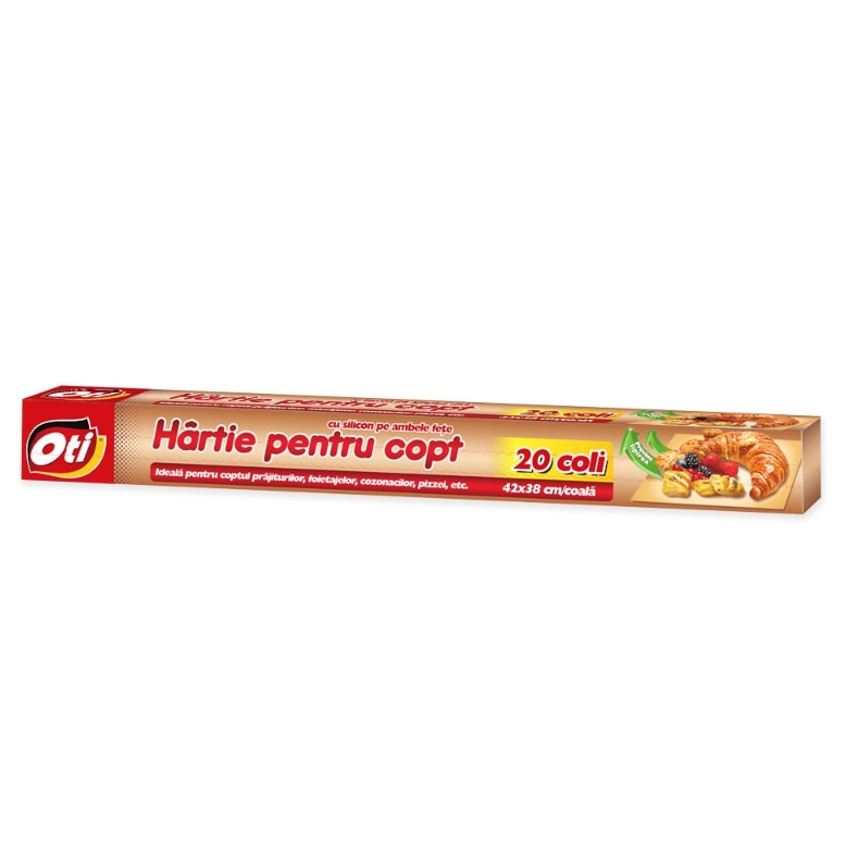 Hartie pentru copt, 20 coli, 42x38 cm/coala - eMAG.ro