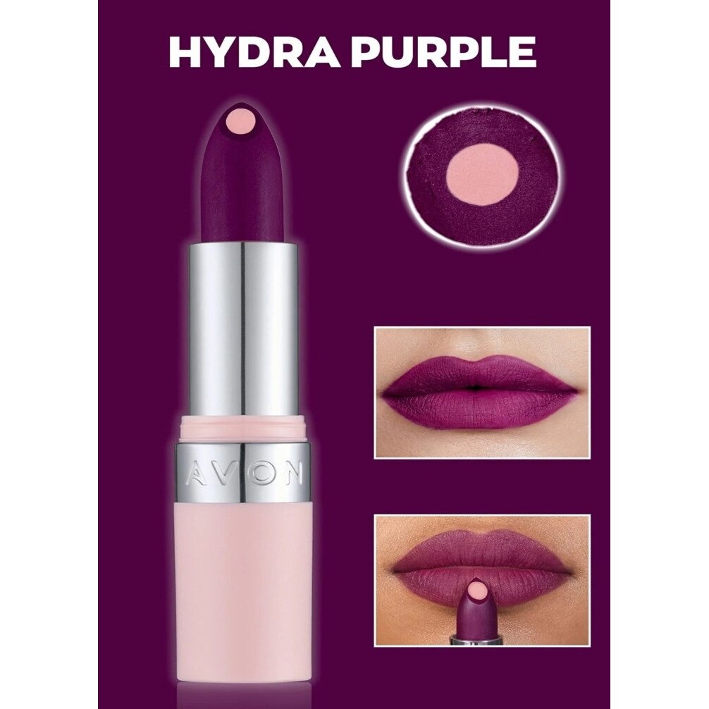 Ruj Mat Hydramatic, Avon, Hydra Purple- 3.6 g - eMAG.ro