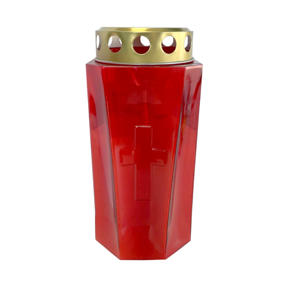 Set 3 x Candela din Plastic Felinar Rosu, 75 Ore - eMAG.ro