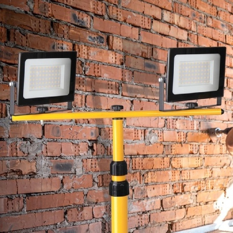 Proiector Lucru LED SMD si trepied reglabil pe inaltime Led Box®, 2x50w ...