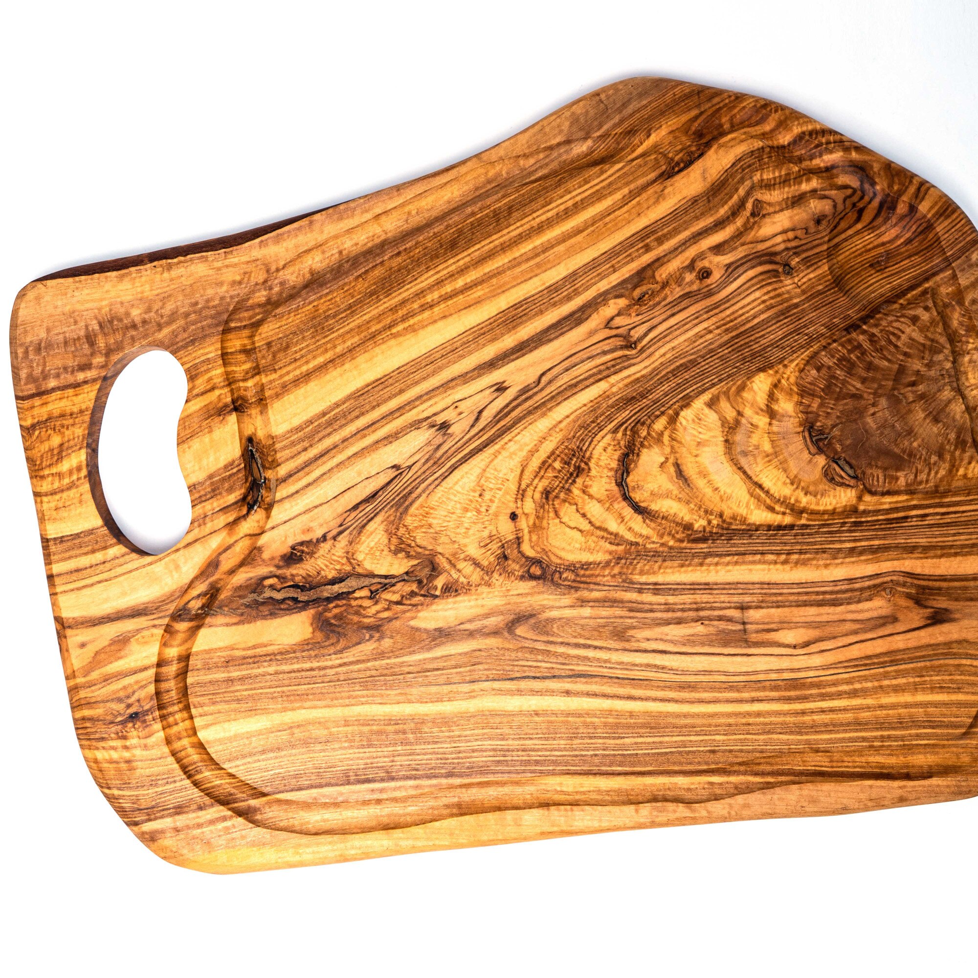 Tocator Toscana BBQ din lemn de maslin 40 cm - eMAG.ro