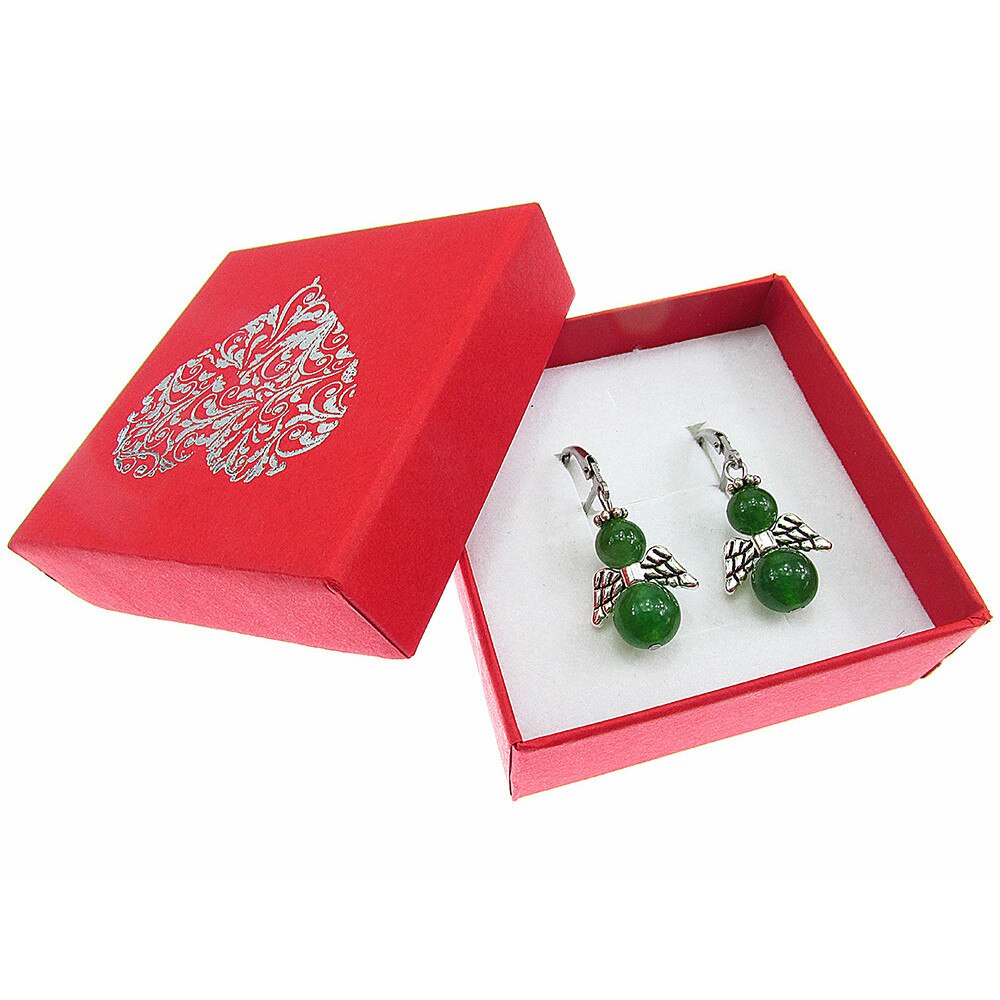 Cercei ingerasi jad verde - eMAG.ro