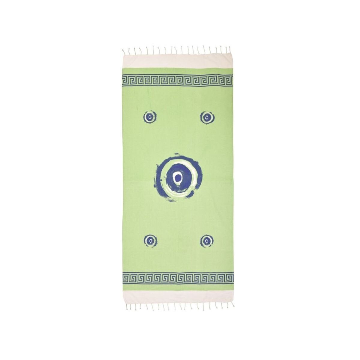 Prosop de plaja din bumbac 100% cu franjuri si model traditional ...