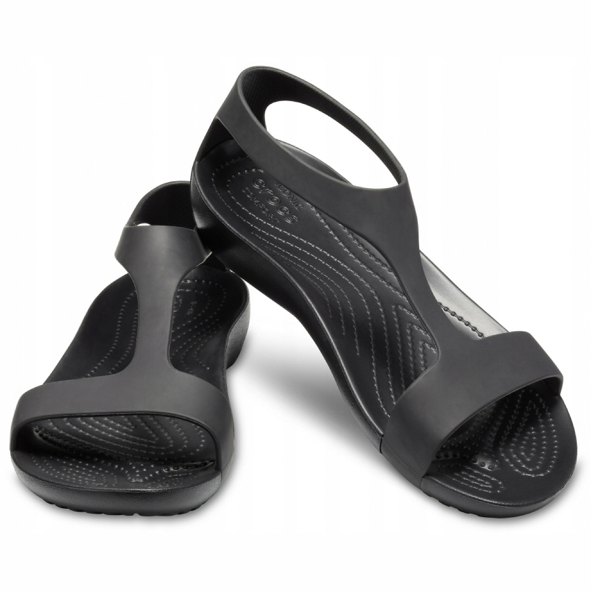 Sandale Femei, Crocs, Serena Sandal, Negru, Croslite, 36-37 EU - eMAG.ro
