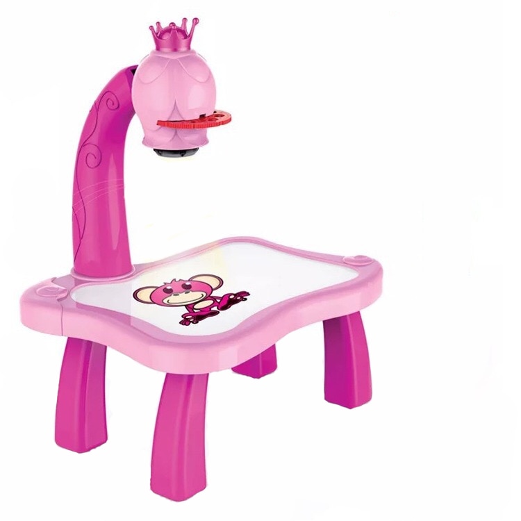 Jucarie masuta de desenat portabila, cu proiector - eMAG.ro